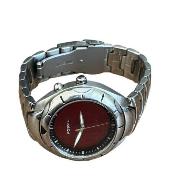 Vintage Y2K Fossil Blue AM-3536 Men Changing Color Dial Red Black Needs ...