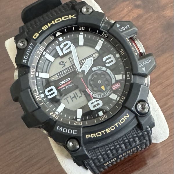 Casio GG-1000-1A G-Shock Mudmaster Twin Sensor Watch. Black ...