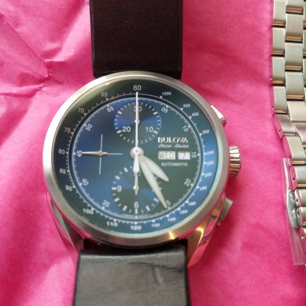 Bulova Automatic Chronograph Accu Swiss Tellaro 7750 | WatchCharts