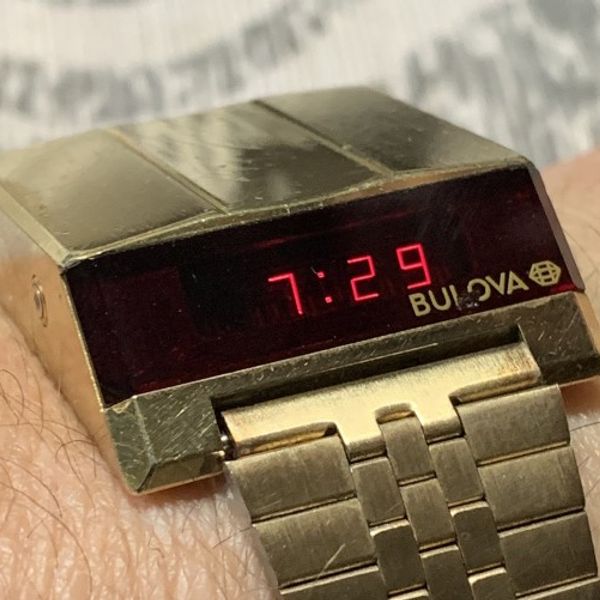 FS: 1976 BULOVA Computron LED Driver s Watch Working! | WatchCharts