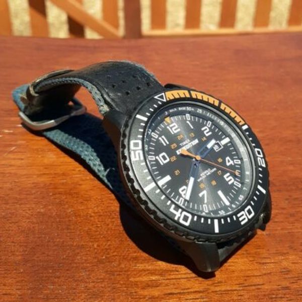 Timex Expedition, Mnz, Matte Black, Indiglo, M905, Date, Lume, Runs ...