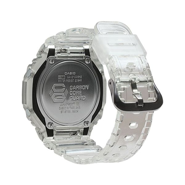 Casio G-Shock "Casi-Oak" Transparent Watch (GA2100SKE-7A) | WatchCharts ...
