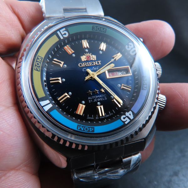 New Old Stock Japan Orient Daydate 46941 Movement Automatic Men Watch ...