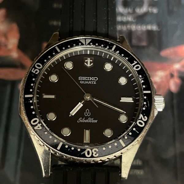 Vintage Seiko Silverwave Diver Anchor JDM 6030-6000 men's watch ...
