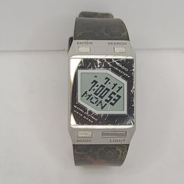 vintage casio fs-00 film watch dragon chrono illuminator lcd japan new ...