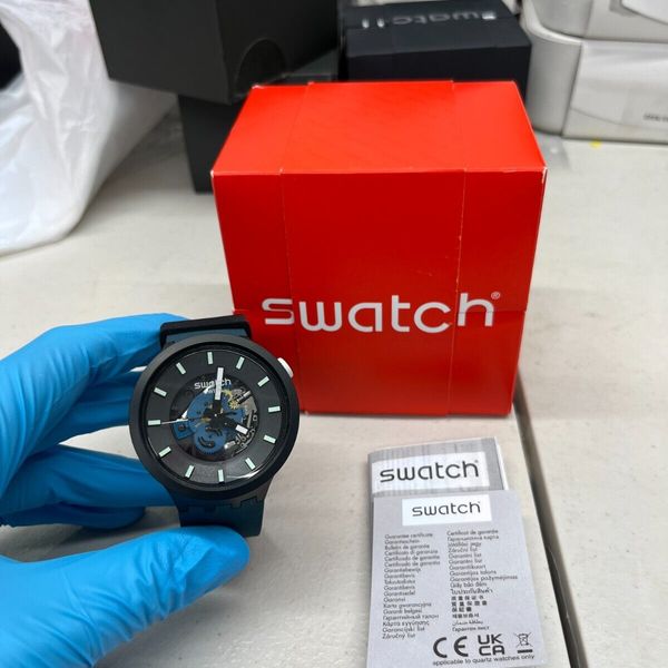 SWATCH SPECIAL Big Bold Ceramic 2022 - SB03B107 - Night Trip - NWD ...