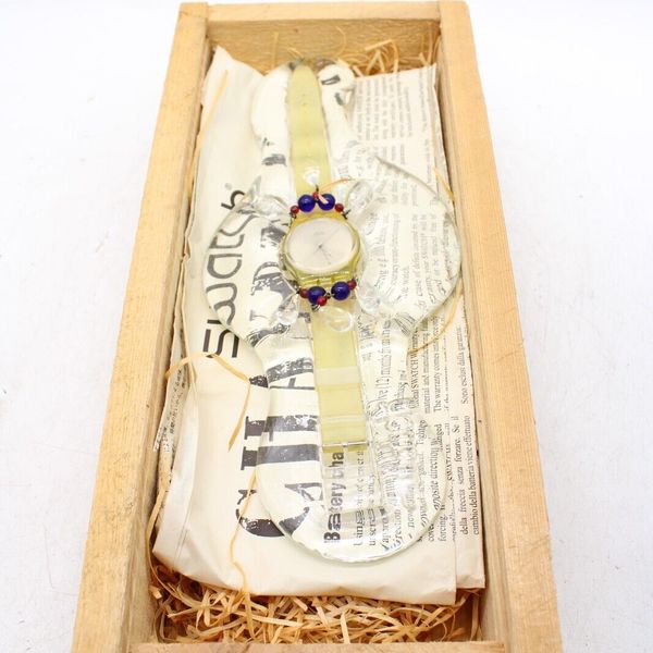 F Vintage Gents Swatch Chandelier Quartz Working Wristwatch & Original ...