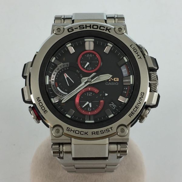[Used] CASIO Solar watch / G-SHOCK / Analog / Stainless steel / Silver ...