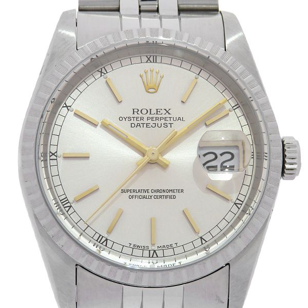 [ROLEX] [Engine Turned Bezel] [Internally Inspected] Rolex "Datejust ...