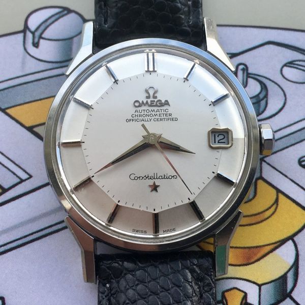 SOLD 1968 Omega Constellation pie-pan dog-leg (ref. 168.005 / cal. 564 ...