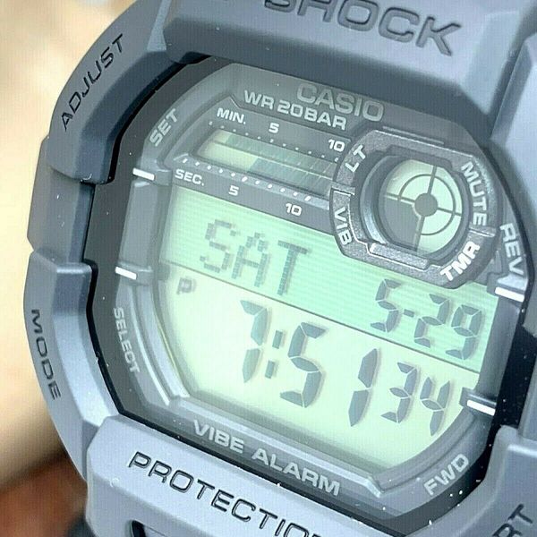 Casio G-Shock Men's Watch GD350-8 Quartz Digital Gray Resin Sport ...