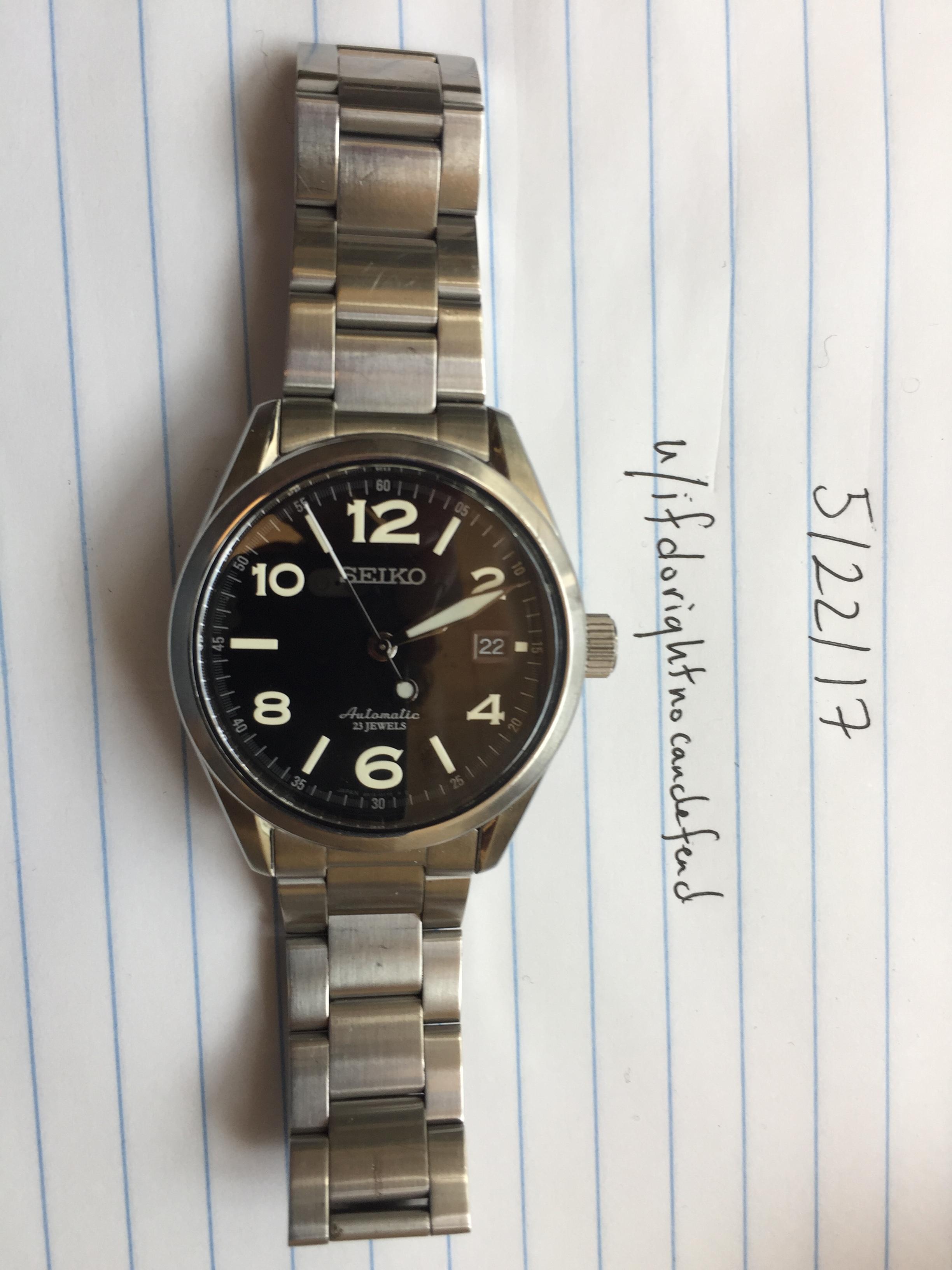 [WTS] Seiko SARG009 $350 | WatchCharts