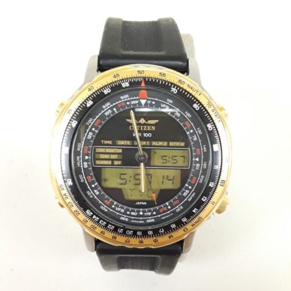 Citizen Quartz Men's Watch New Wingman Model JL6XX C080 with Manual ...