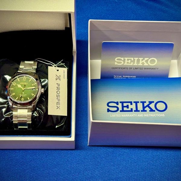 Seiko SPB155 Alpinist Green (Verified accuracy) | WatchCharts Marketplace