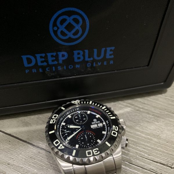 [WTs] Deep Blue Master Chrono Swiss valjoux 7750 | WatchCharts Marketplace