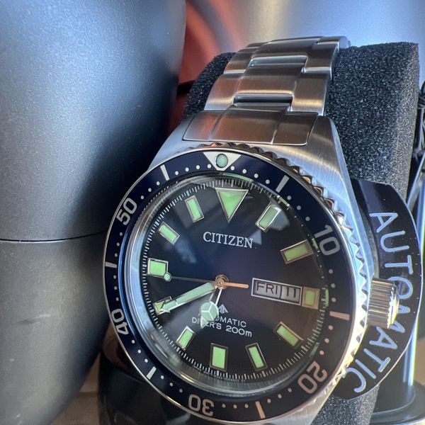 Citizen Promaster Blue Dial Silver Tone Automatic Men's Diver Watch ...