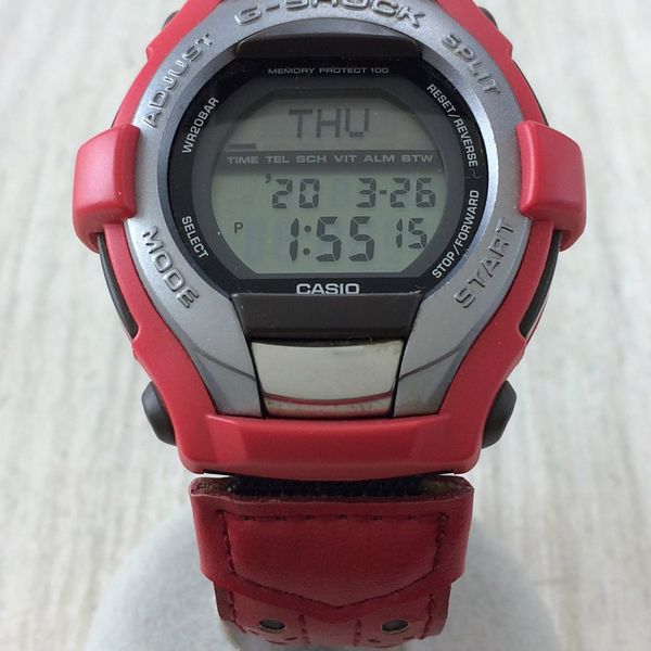 [Used] CASIO Quartz watch / G-SHOCK / GT-000 / Digital / Red / ANTWERP ...
