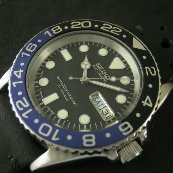 SEIKO SKX031 7S26-0040 ' Submariner Batman Modified' Automatic Nice ...
