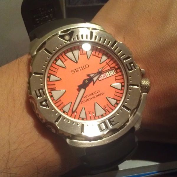 SOLD: Seiko Monster SRP309 on Z20 Rubber - Almost new | WatchCharts ...