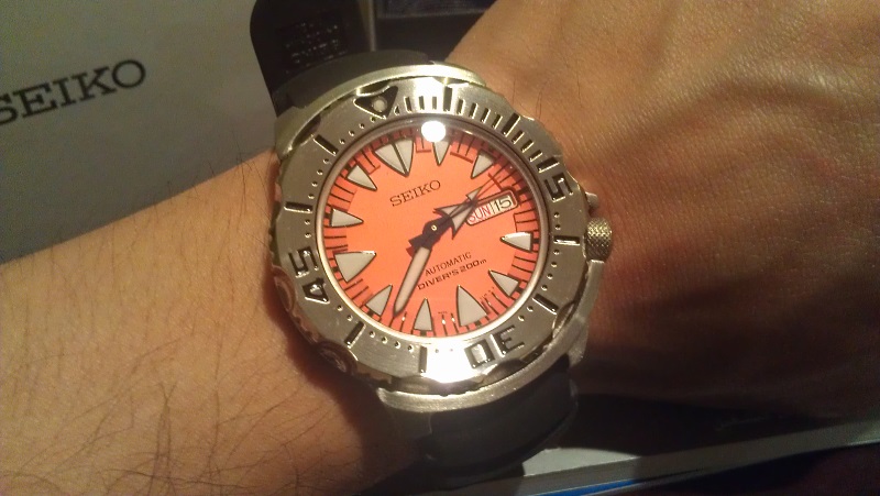 SOLD: Seiko Monster SRP309 on Z20 Rubber - Almost new | WatchCharts