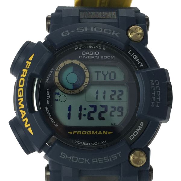 [Used] CASIO Solar Watch / Master in NAVY BLUE / Analog / Rubber ...