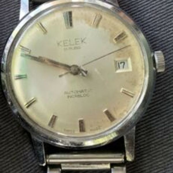 Vintage Kelek Automatic By Breitling Watch 21 Jewels Incabloc Movt ETA ...
