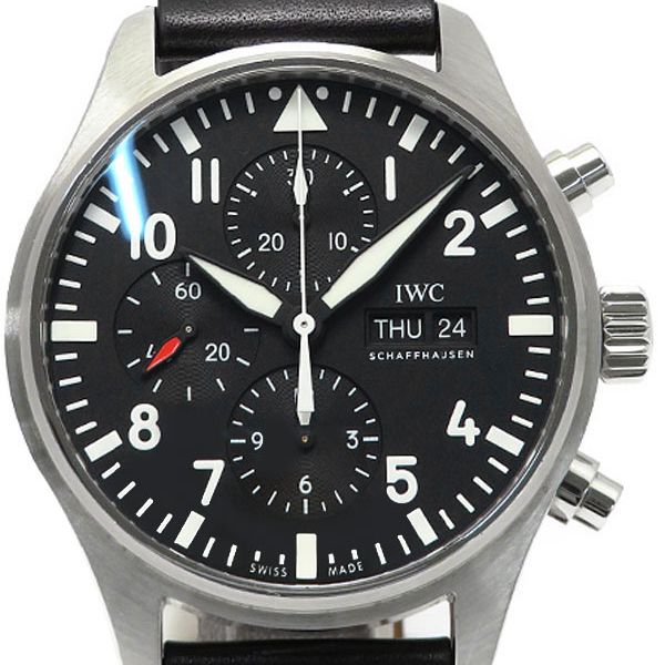[IWC] International Watch Company "Pilot's Watch Chronograph" IW377709 ...