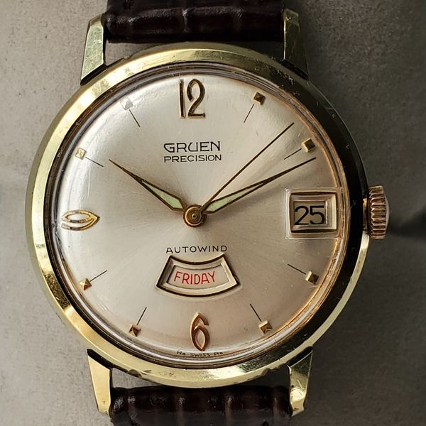 FS: Vintage Gruen Precision Autowind day/date - $75 shipped in CONUS ...
