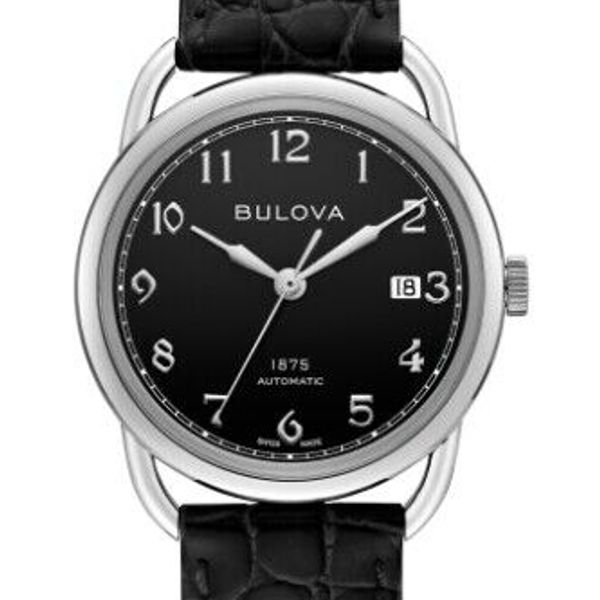 NEW LIMITED EDITION JOSEPH BULOVA COMMODORE BLACK DIAL AUTOMATIC 96B325 ...