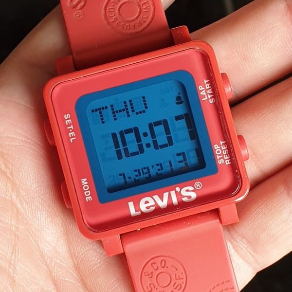 Old vintage rare Levis digital watch, 40mm. | WatchCharts Marketplace