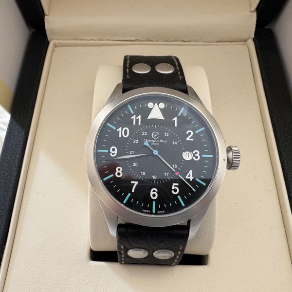Christopher Ward C8 Pilot Wristwatch - Swiss Made - 25 Jewels Automatic ...
