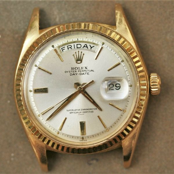 Rolex 18k 1803 1962 Original Underline Dial and Hands, Original Day ...