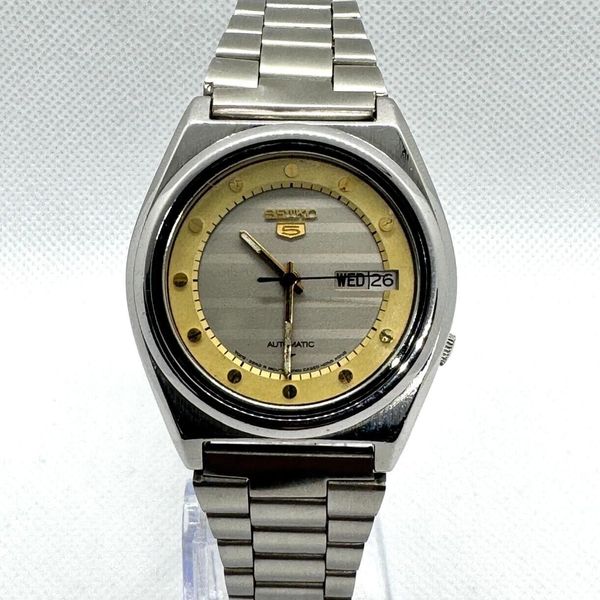 Vintage Seiko 5 Automatic 17 Jewels, Men Watch, Day/Date, Used, P-13 | WatchCharts Marketplace