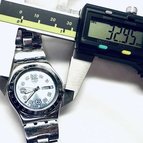 Swiss Made SWATCH Irony AG2003 Light Blue Dial 32mm SS Watch New ...