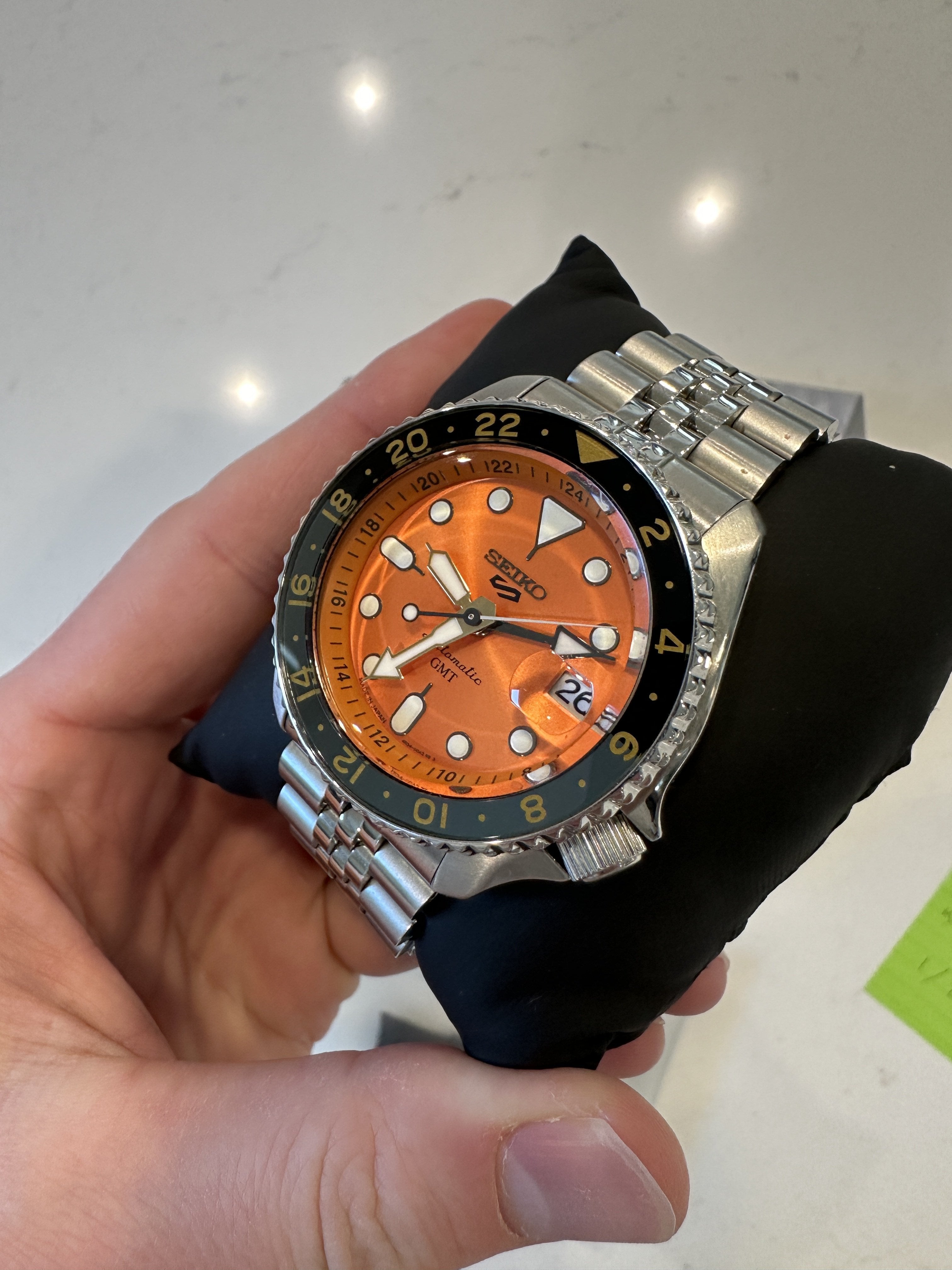 FS: Seiko SSK005 automatic GMT orange dial | WatchCharts Marketplace