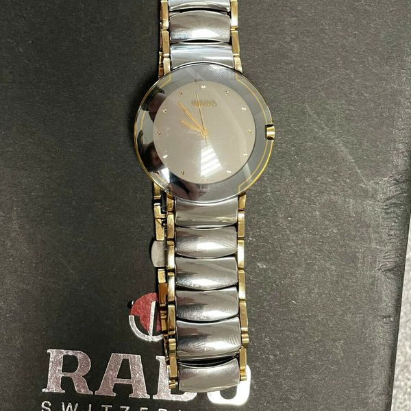 Rado Jubile Diastar Watch Diamonds 129.0326.3 Swiss Ceramic Titanium ...