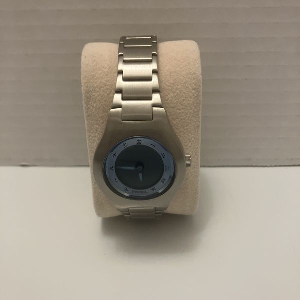 Fossil Bigtic Woman’s Quartz Watch Japanese Kanji Numeral JR-8000 USED ...