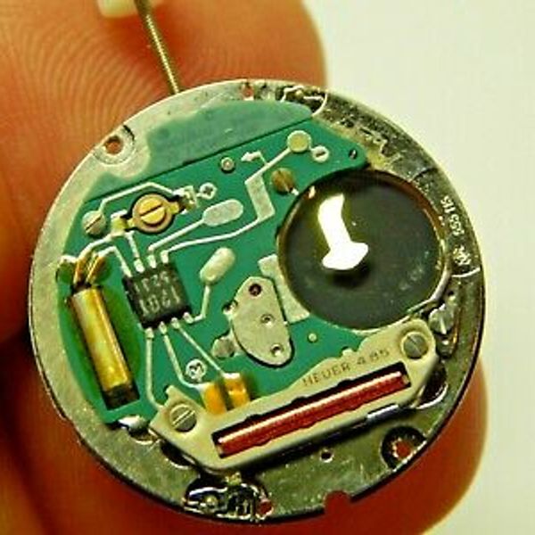 Vintage ETA 7 jewel Cal 955.115 Mens Watch movement Swiss V8 HEUER ...