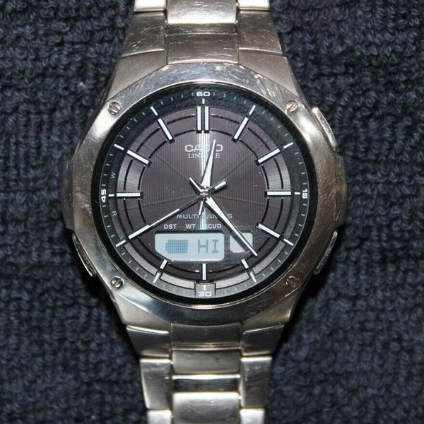 Casio LINEAGE TITANIUM SOLAR RADIO (5135) LCW-M160 | WatchCharts ...