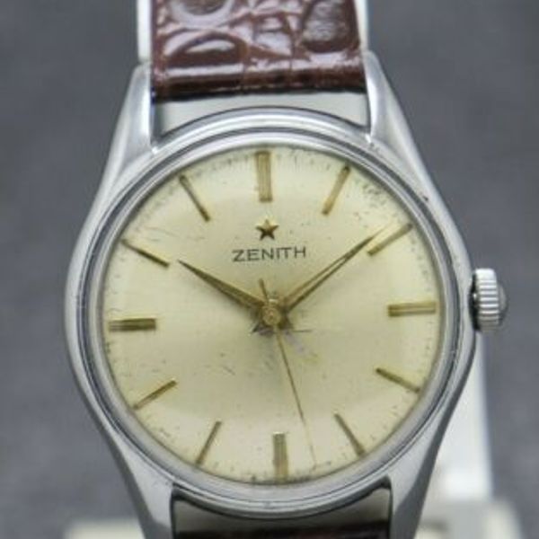 50's Vintage Zenith Pilot Hand Winding Cal. No.120 Swiss Made Men's ...