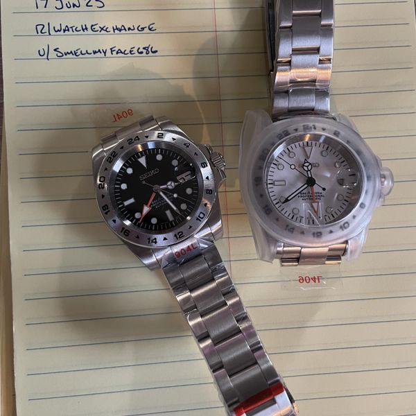 [WTS] Seiko Explorer II GMT Mod (x2) | WatchCharts Marketplace
