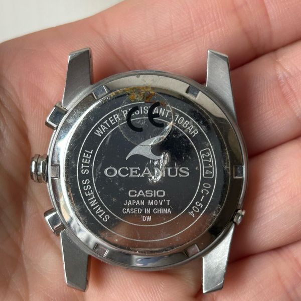 CASIO OCEANUS OROLOGIO DA UOMO VINTAGE QUARTZ WATCH MONTRE UHR RELOJ ...