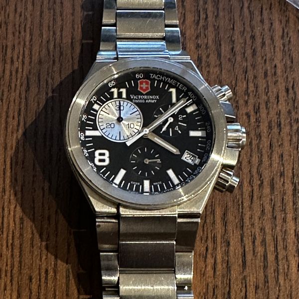 Victorinox 251158 Swiss Convoy Chrono Black Dial Men's Watch - Good ...