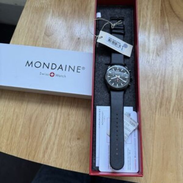 Mondaine Evo Chronograph Swiss Railway Watch A690.30304.14SBB Swiss ...