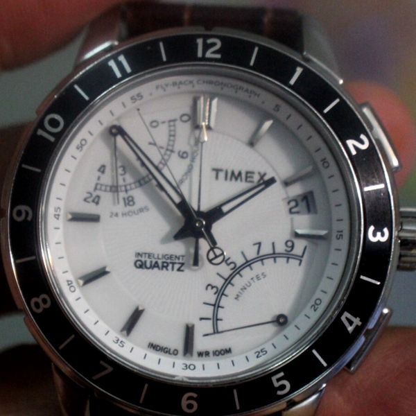 Vintage TIMEX Intelligent 1854 Chronograph Quartz Men's Watch T2N496 ...