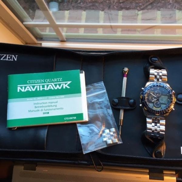 Rare Citizen Navihawk Promaster Blue Angels w/accessories kit ...