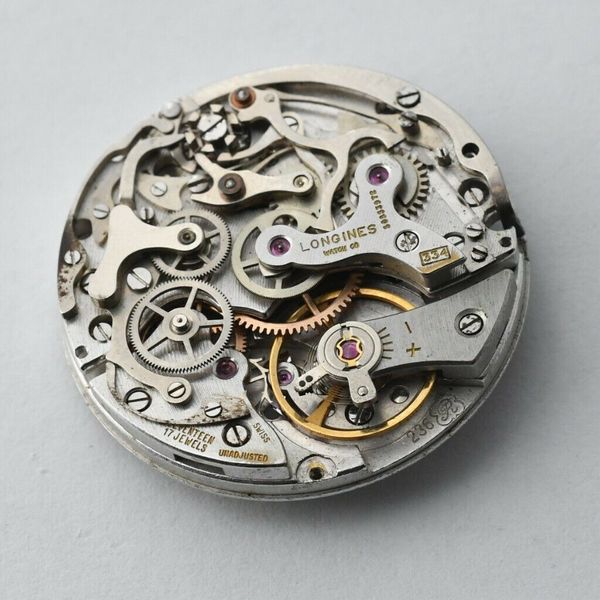 Longines Monopusher Complete Movement Ref 334 Valjoux 236 | WatchCharts ...