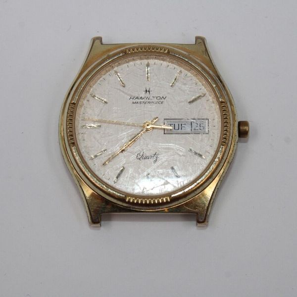 HAMILTON QUARTZ T SWISS T MASTERPIECE MEN'S Wrist Watch WORKING DAY ...