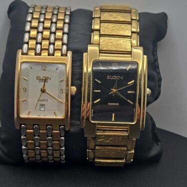 Two Elgin Tank Dress Watches | WatchCharts Marketplace