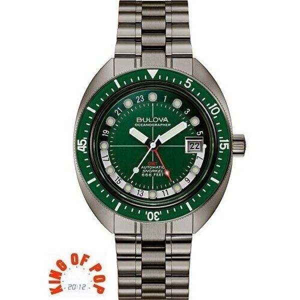 Bulova Oceanographer GMT 98B415 Diver's ISO,*FREE SHIPPING ...